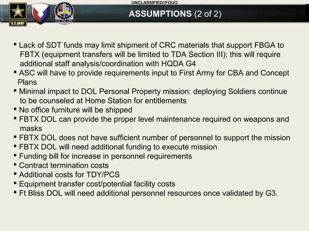 CRC Mission Analysis Brief (3) | PPT | Defense Industry | Industries