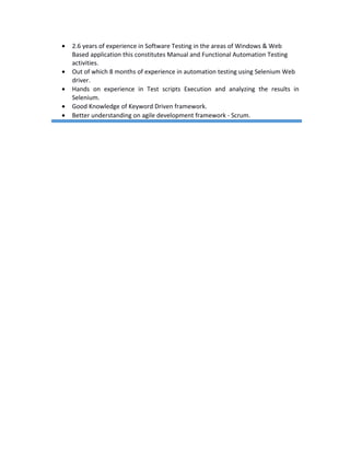 Sumalatha_Resume | PDF