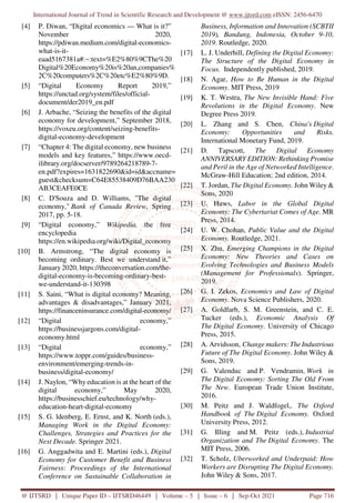 Digital Economy A Primer | PDF