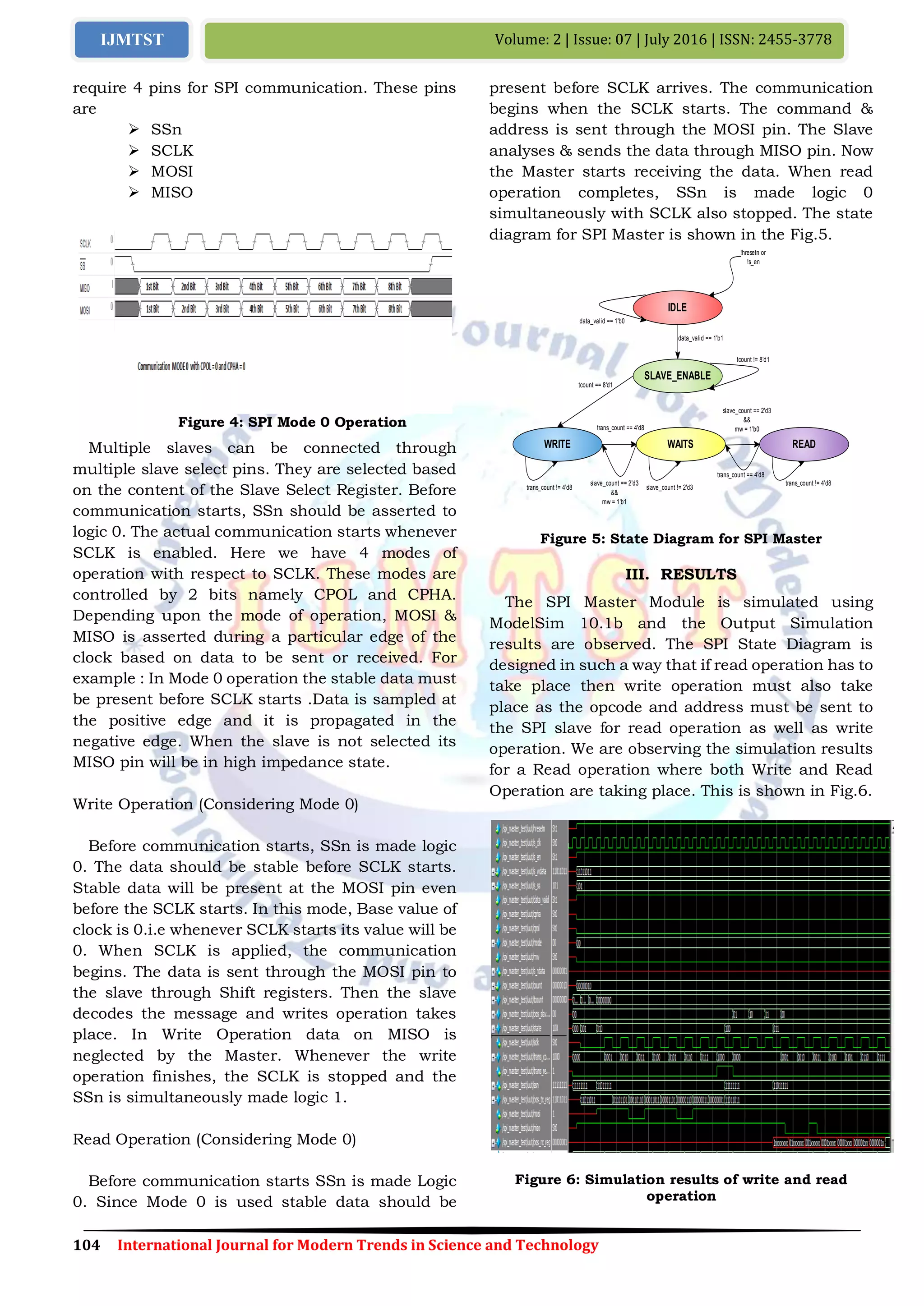 Serial Peripheral Interface Design For Advanced Microcontroller Bus Architecture Based System On
