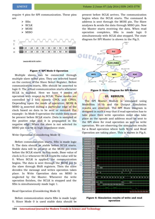 Serial Peripheral Interface Design For Advanced Microcontroller Bus Architecture Based System On