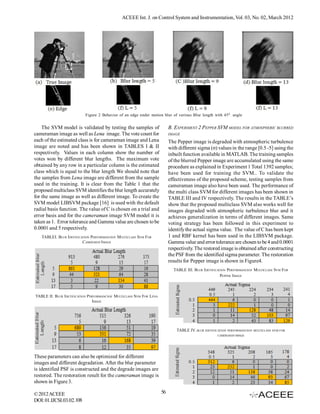 Blur Parameter Identification using Support Vector Machine | PDF