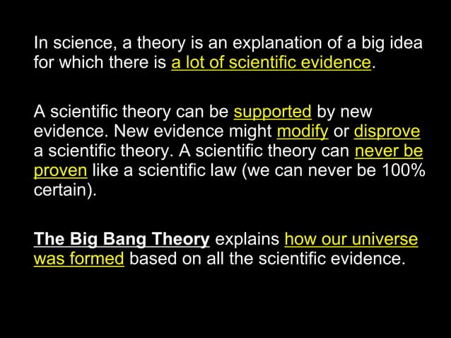 THE BIG BANG THEORY | PPT