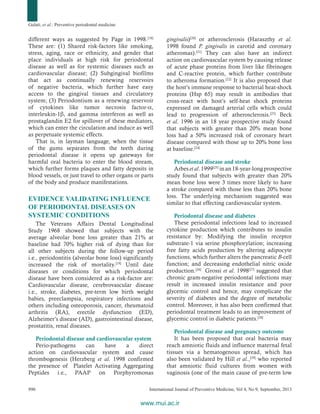 Essentials of Periodontal Medicine in Preventive Medicine | PDF