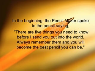 The Pencil Story | PPS