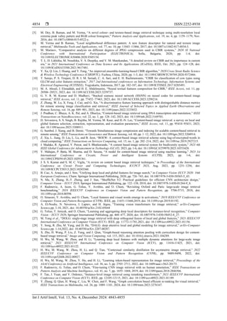 Deep ensemble architectures with heterogeneous approach for an efficient content-based image ...