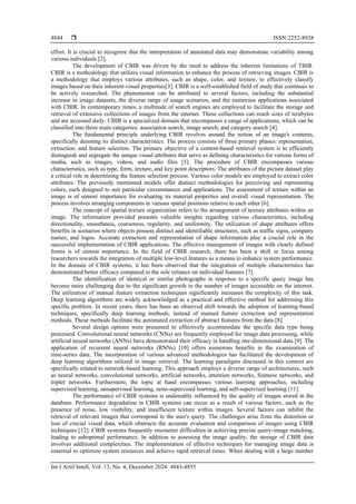 Deep ensemble architectures with heterogeneous approach for an efficient content-based image ...