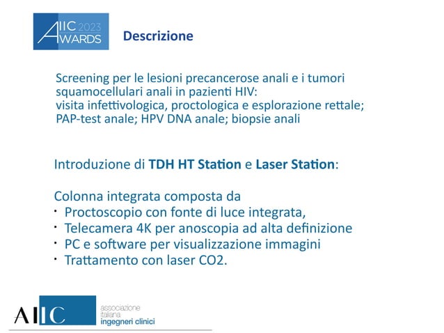 THD® HR STATION E LASER STATION PER LA DIAGNOSI E IL TRATTAMENTO DELLE ...