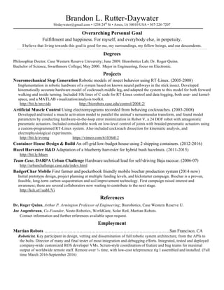 Brandon Rutter-Daywater | PDF