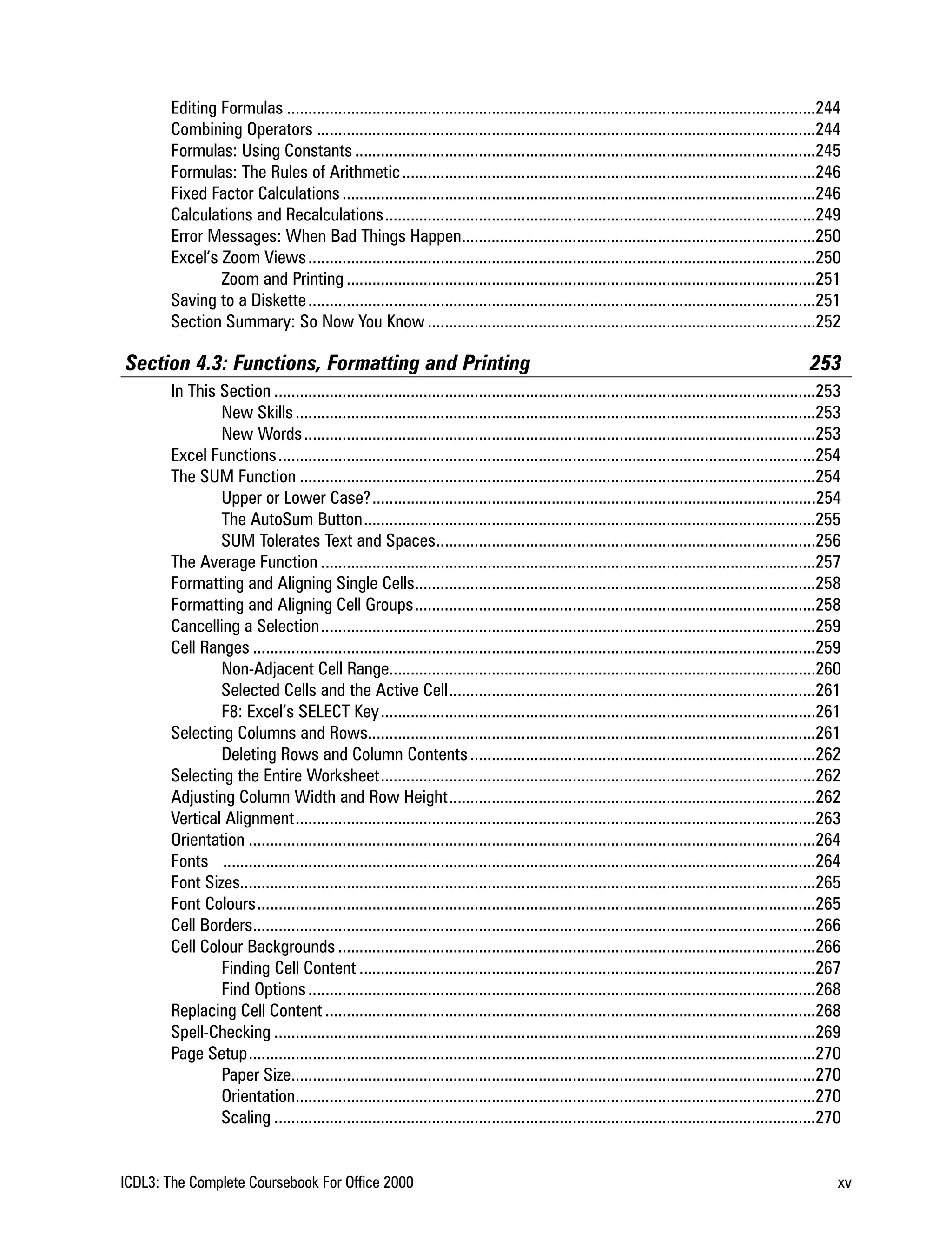 Icdl3 The Complete Coursebook For Microsoft Office 2000 Revised Paul Holden | PDF