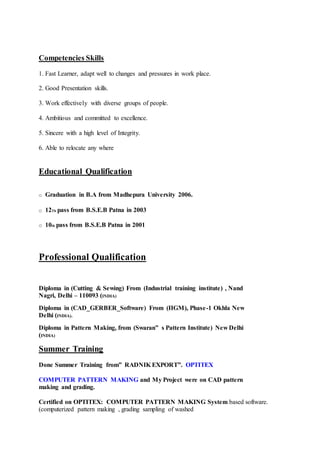 AHMED NEW1 | DOCX | Needlework | Arts and Crafts