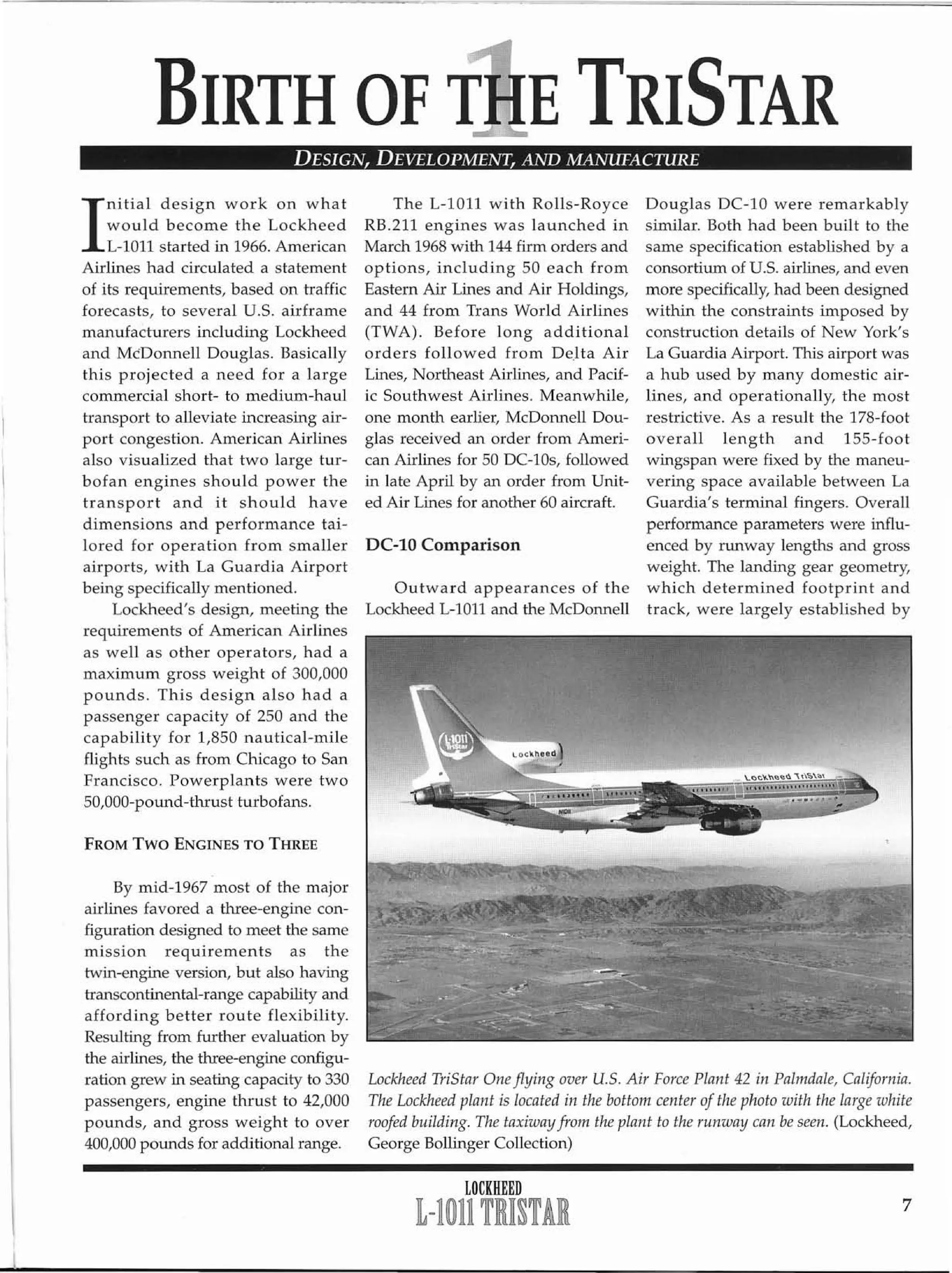 Lockheed L1011 Tristar Airlinertech Series Vol 8 1st Jim Upton | PDF