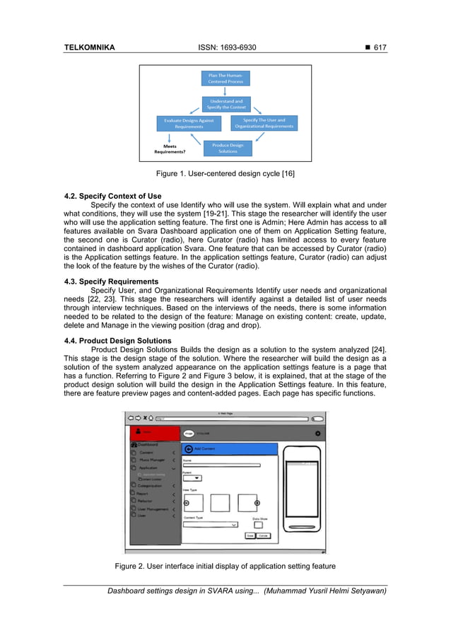 Dashboard settings design in SVARA using user-centred design method | PDF | Computer Software ...