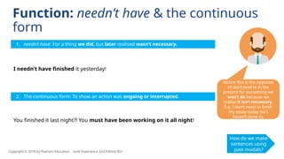 Modal Verbs B1 Presentation Gold Experience | PPTX