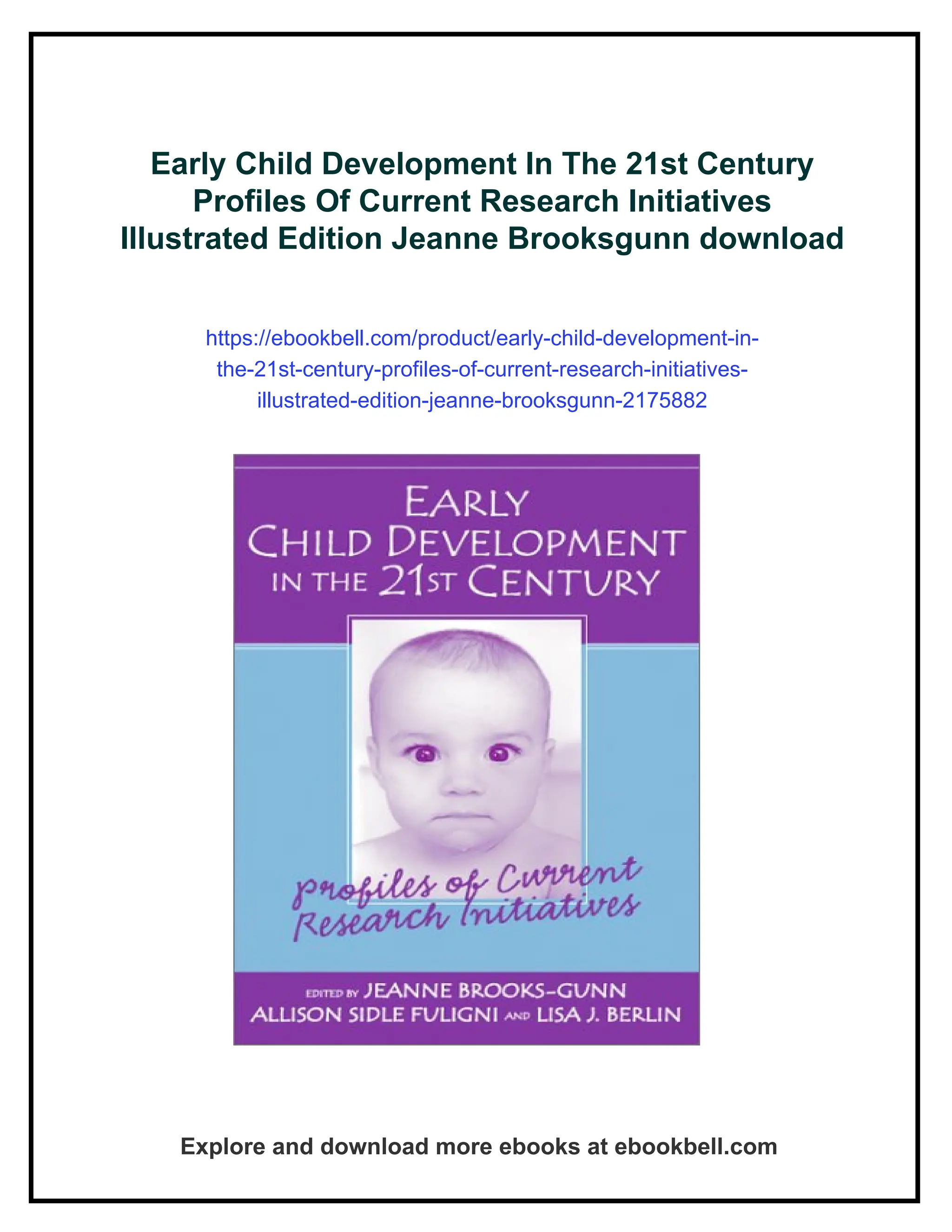 Early Child Development In The 21st Century Profiles Of Current ...