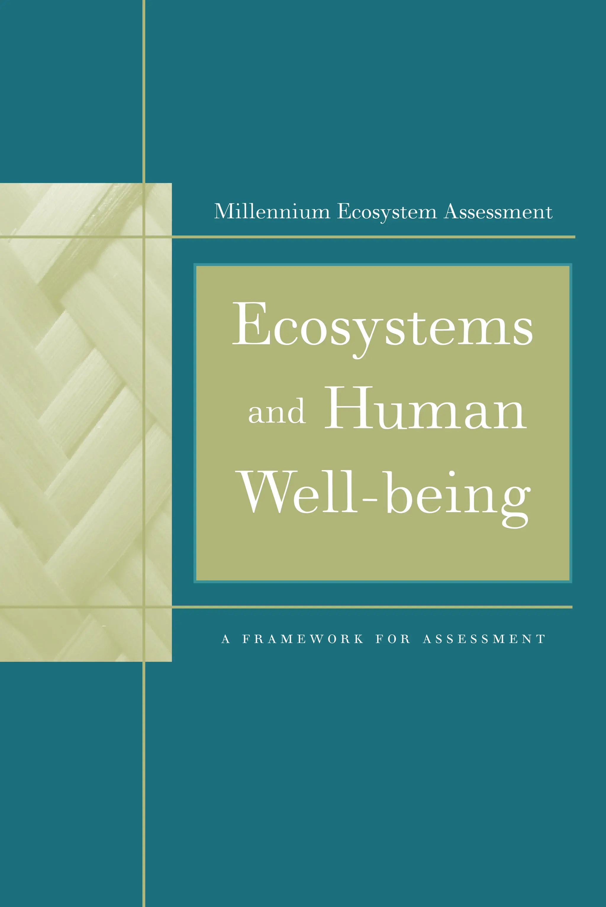 Ecosystems And Human Wellbeing A Framework For Assessment Millennium ...