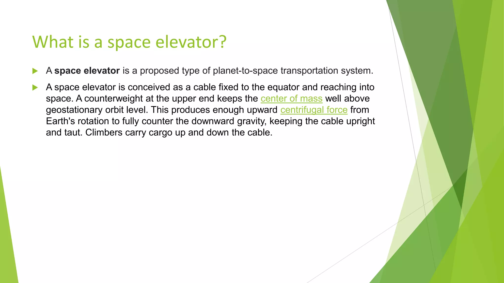 Space Elevator | PPTX