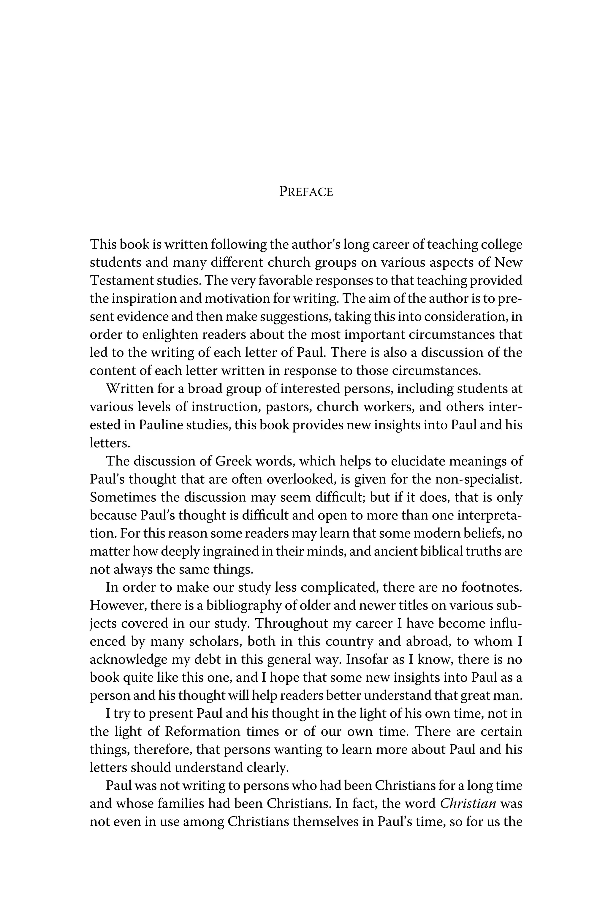 The Apostle Paul And His Letters Bibleworld Edwin D Freed | PDF