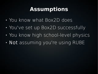 Box2D | PPT