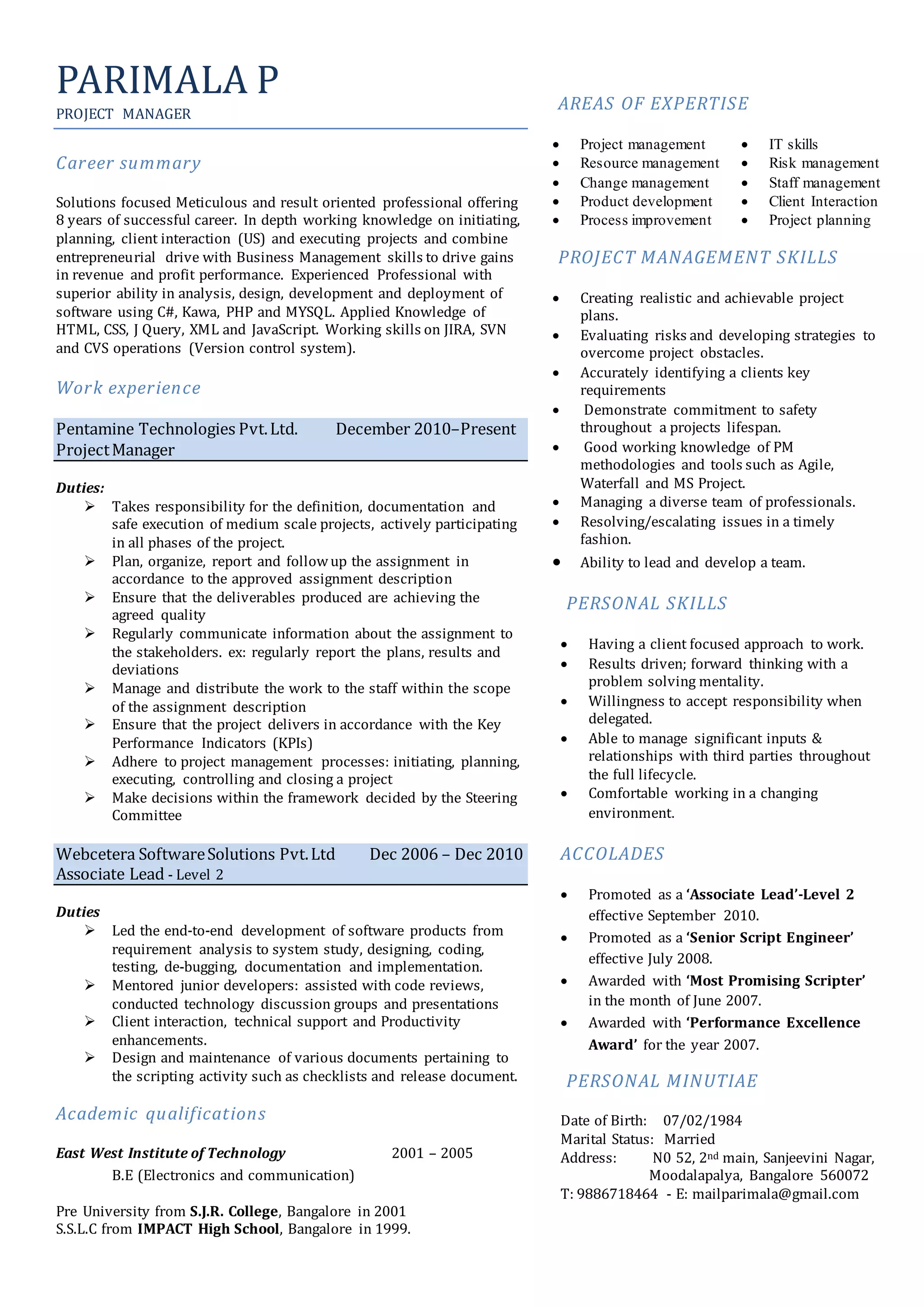 Parimala Resume_22-12-2015 | DOCX
