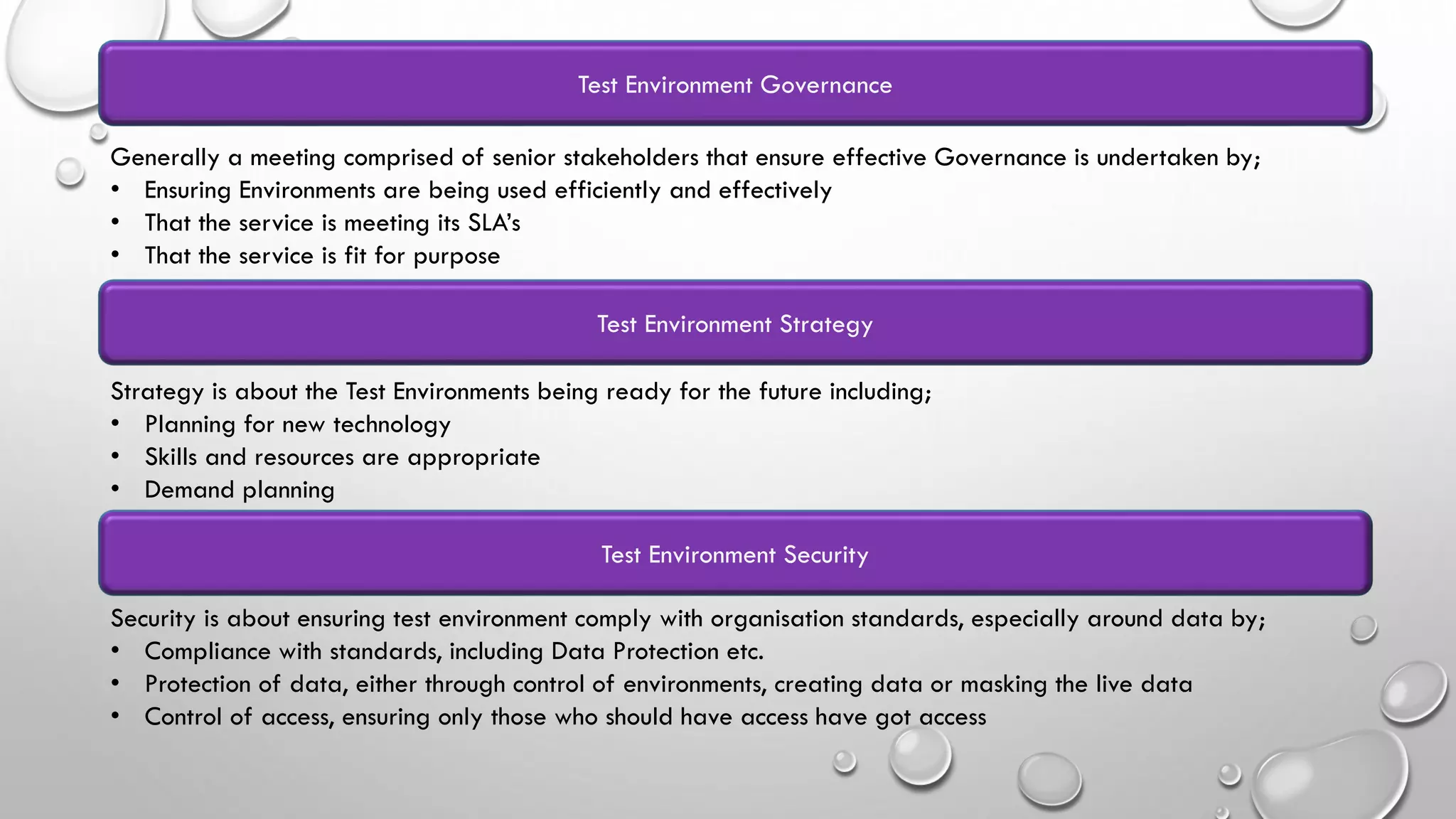 Test Environment Strategy | PDF