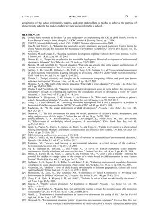 Child-friendly school environment to ensure children’s welfare | PDF ...