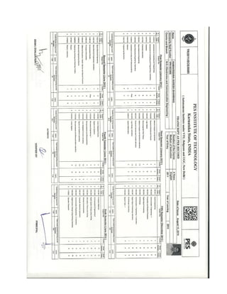 Bachelor's Degree Transcript | PDF