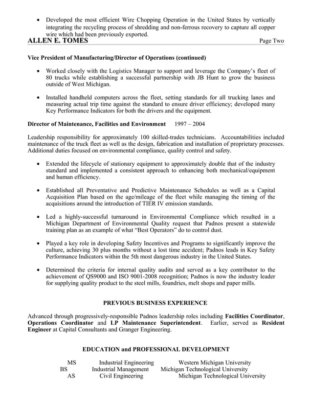 Resume_Tomes_2016 | DOC