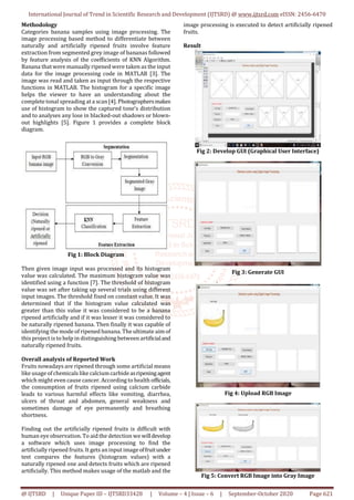 Identification of Artificially Ripened Fruits using MATLAB | PDF