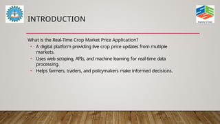Agricultural Engineering Real time crop market price app.pptx
