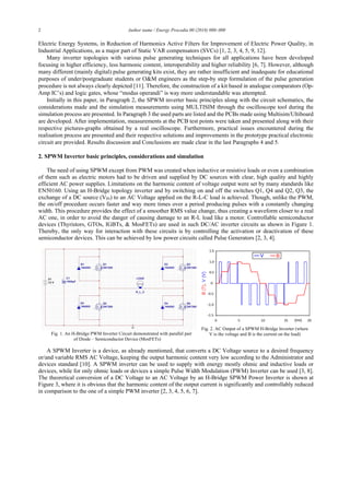 simulation and implementation of a spwm inverter pulse for educational purposes | PDF