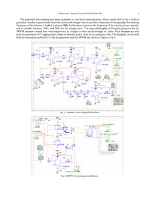 simulation and implementation of a spwm inverter pulse for educational purposes | PDF
