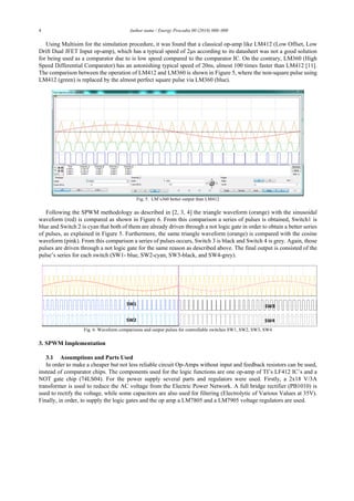 simulation and implementation of a spwm inverter pulse for educational ...