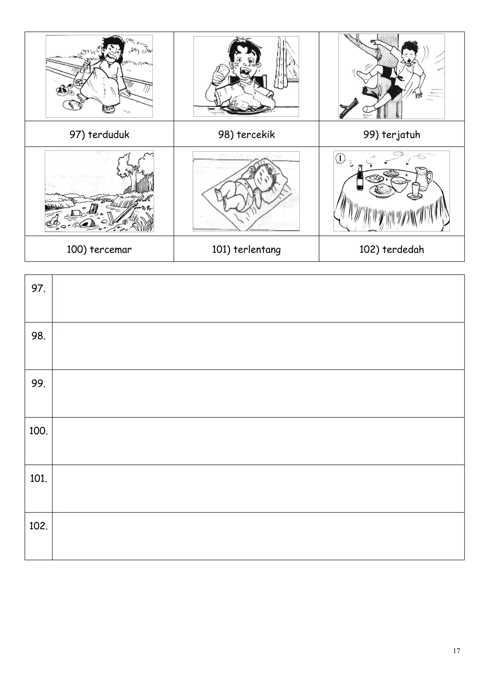 108 soalan bina ayat menggunakan kata kerja | PDF