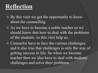Guidance and counseling in schools | PPTX