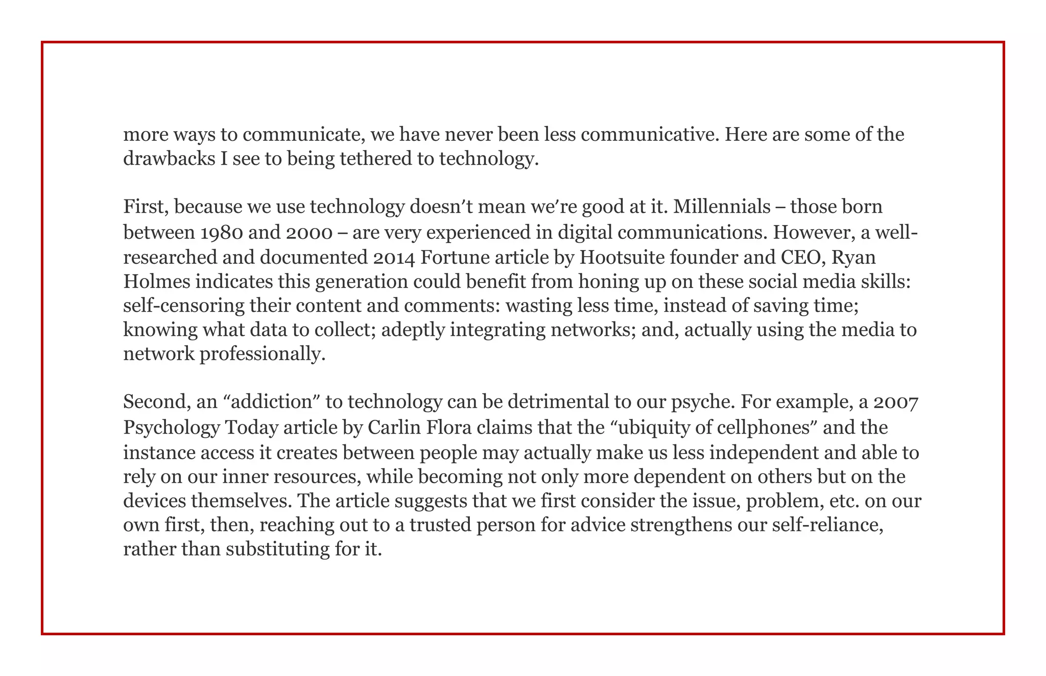 Tethered to Technology | PDF