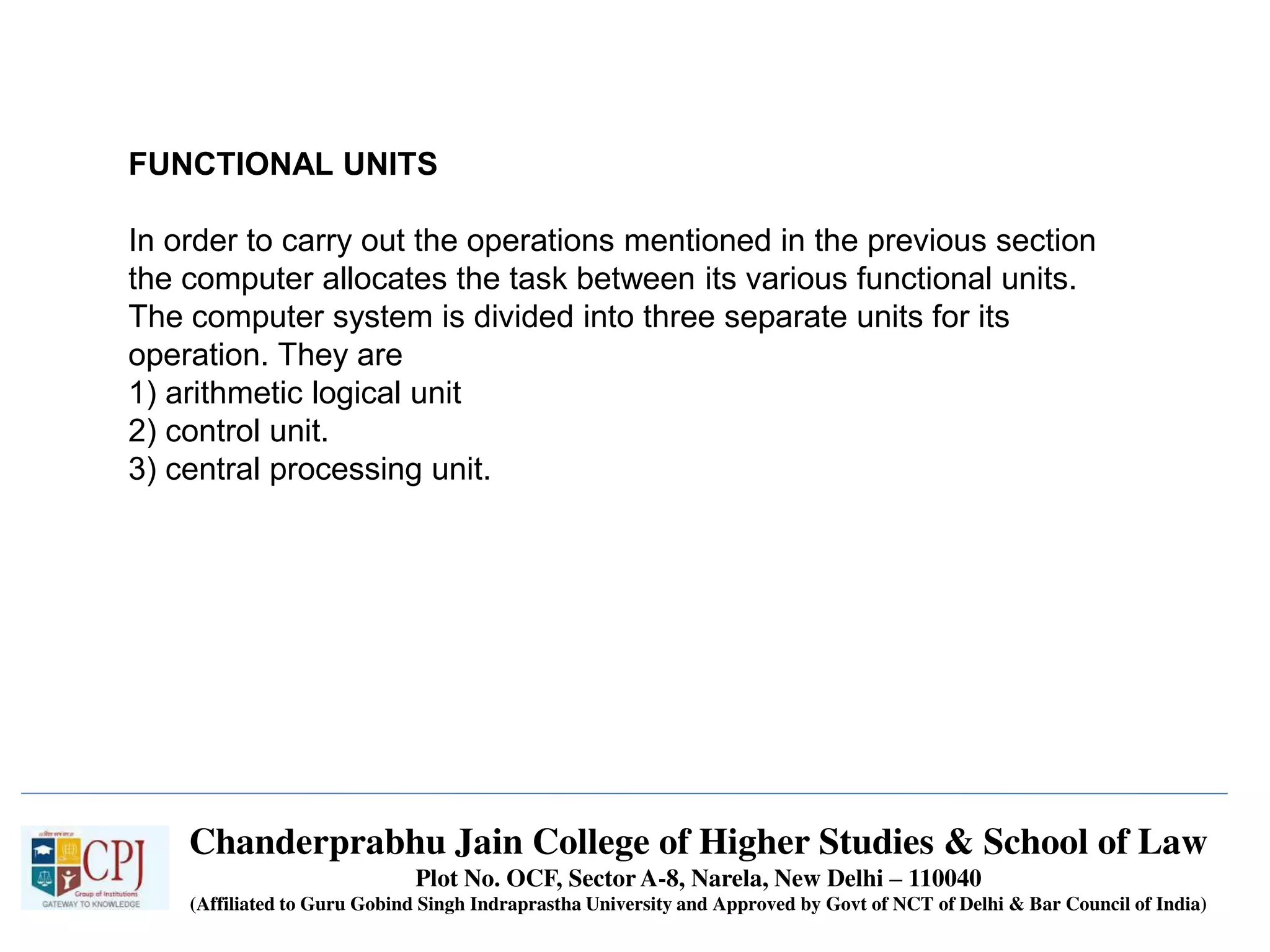 Computer Application | PPT