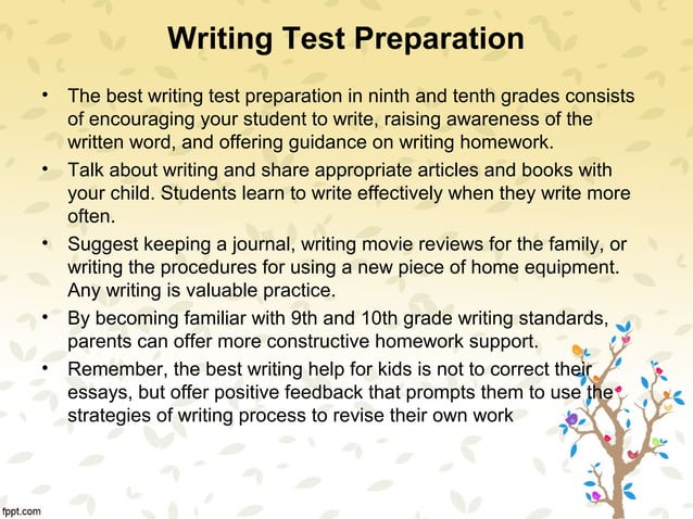 Writing Standards for Grade 9th & 10th | PPT