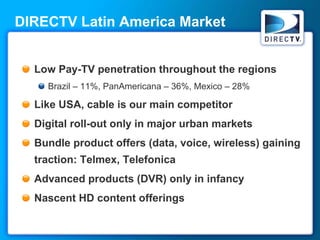 direc tv group Merrill Lynch Media Fall Preview Conference | PPT