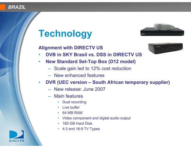 direc tv group DIRECTV Latin America Investor Day | PDF