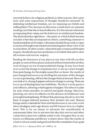 Revisiting enduring values | PDF