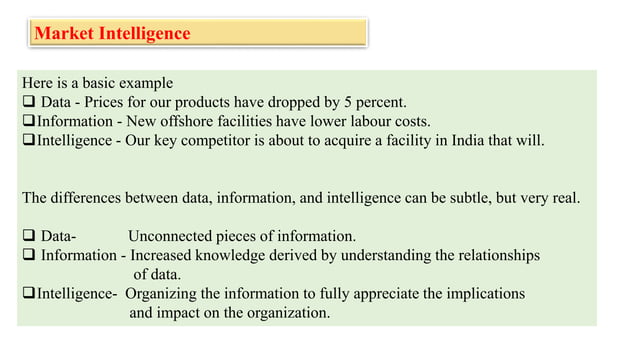 Domestic & Export Market Intelligence Cell (DEMIC) | PPTX
