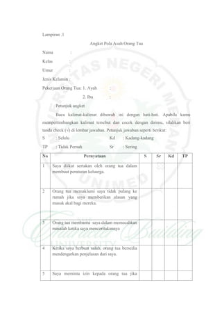 109111056 lampiran pola asuh | PDF