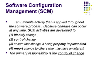 Software configuration management of students | PPT