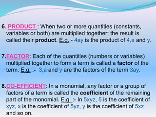 Fundamental Concept of Algebra | PPTX
