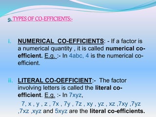 Fundamental Concept of Algebra | PPTX