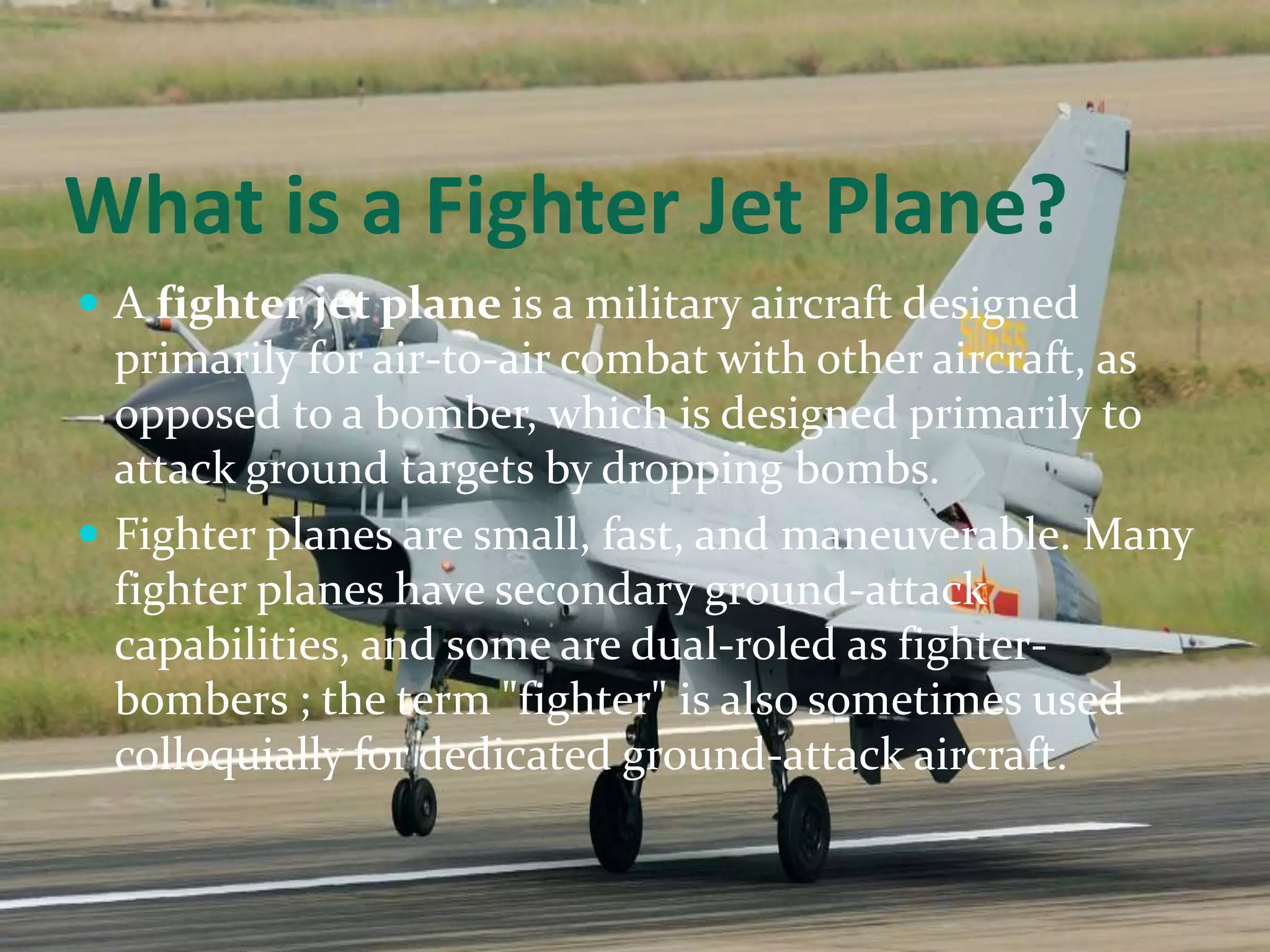 Fighter Jet Planes | PPTX