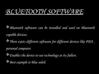 Bluetooth-Technology power point presentations | PPT