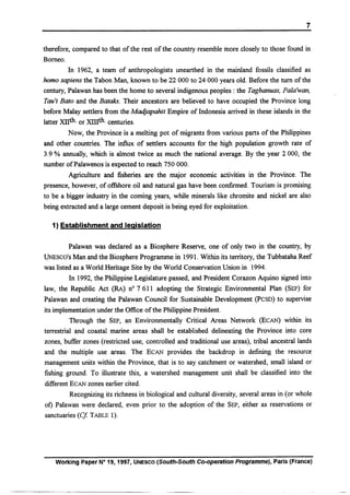 The Palawan Biosphere Reserve | PPT