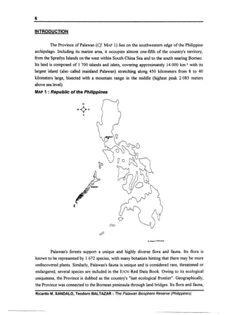The Palawan Biosphere Reserve | PDF